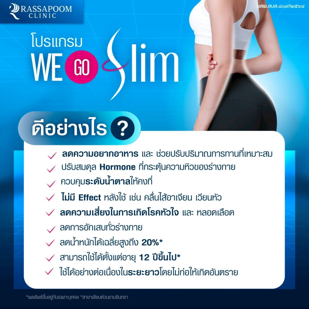 โปรแกรม We go slim - Rassapoom Clinic